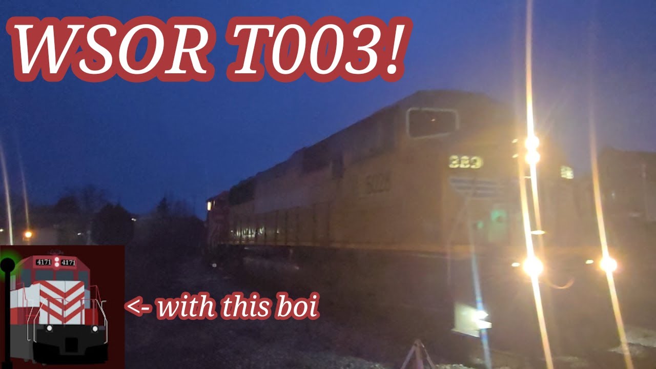 WSOR T003 with @IsiahsTrains - YouTube