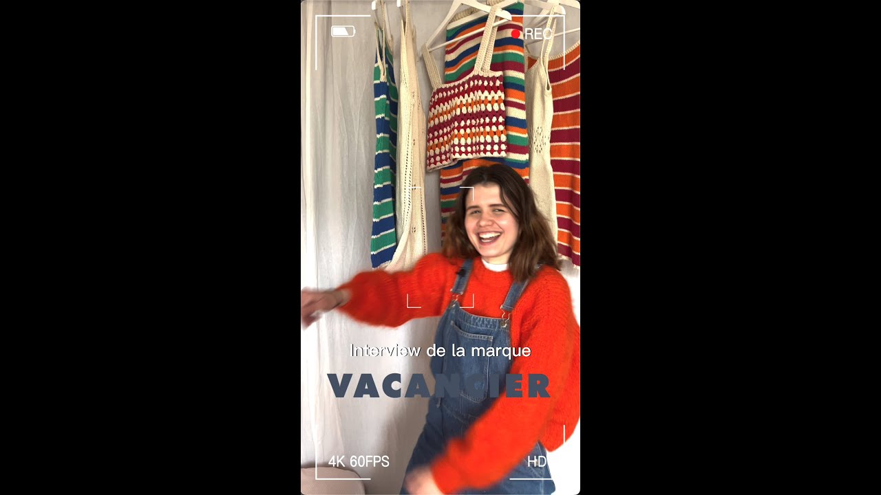Interview vidéo de Morgane, fondatrice de la marque Vacancier - YouTube