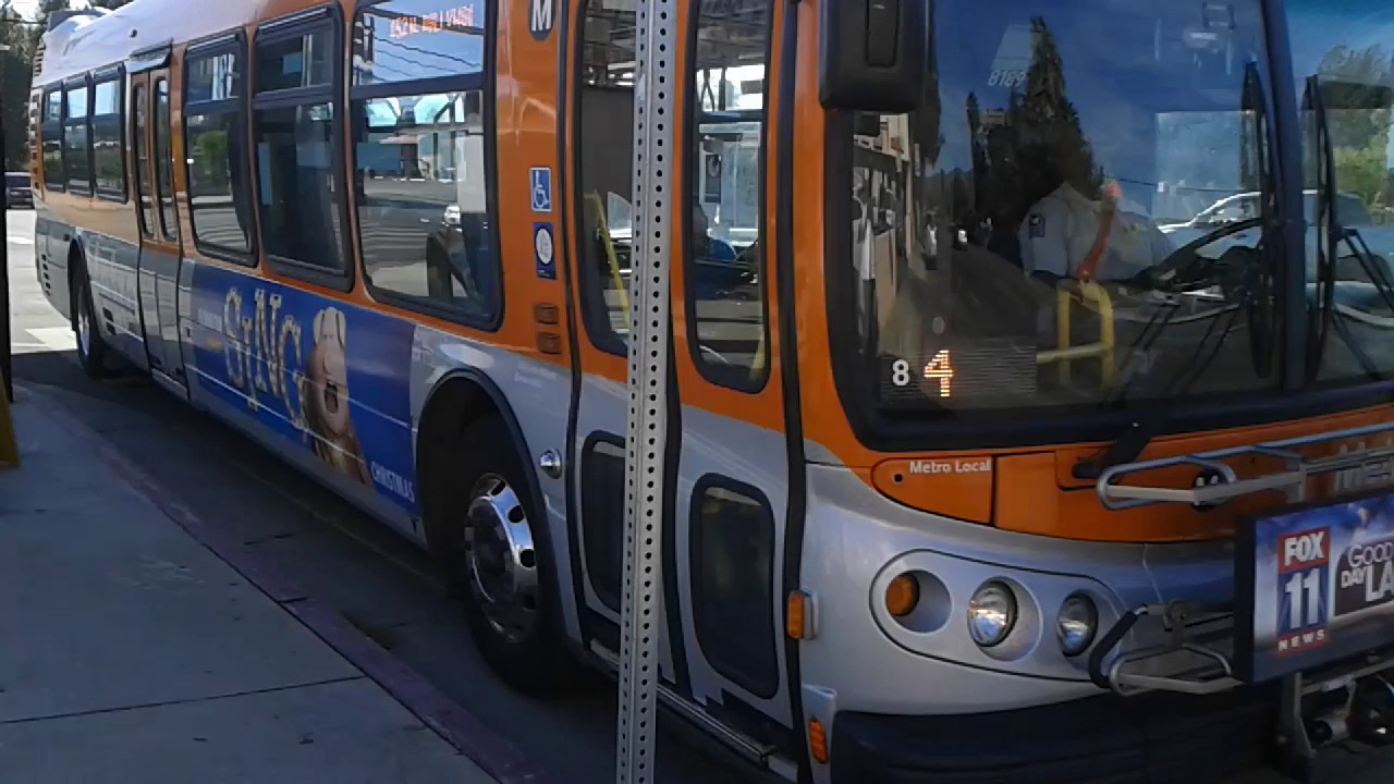 LACMTA NABI 45C arriving - YouTube