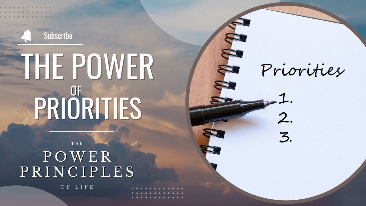 The Power of Priorities - Dr. Berin Gilfillan - Mentoring Moment ...