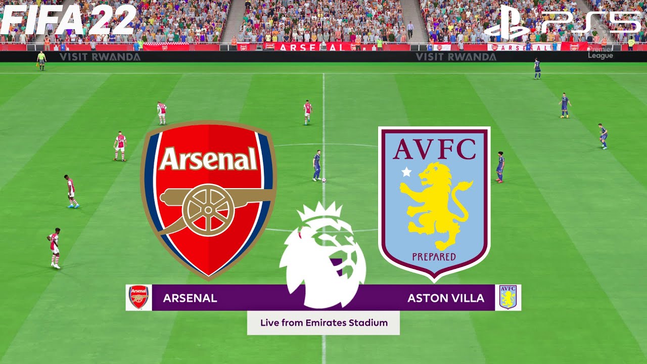 FIFA 22 | Arsenal vs Aston Villa - 2022/23 Premier League - Full ...