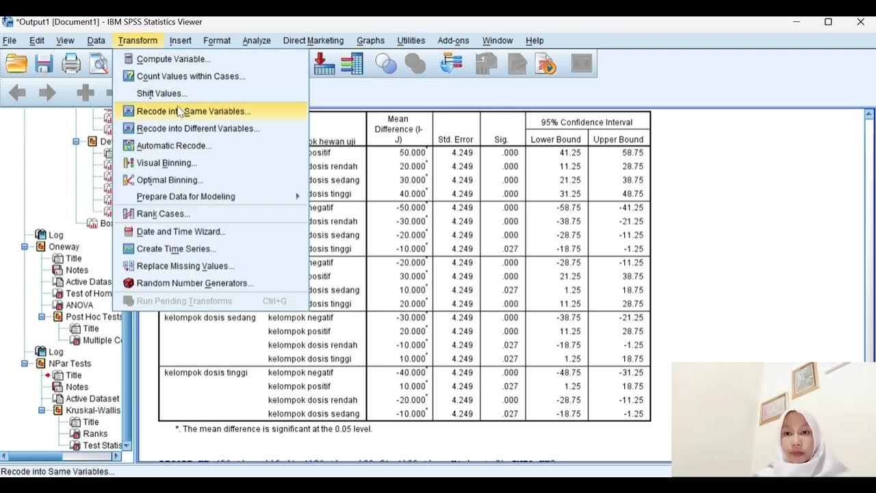 Tutorial mengolah data menggunakan spss” biostatistics assignments byWici Alina Rahma_2248201212 ...
