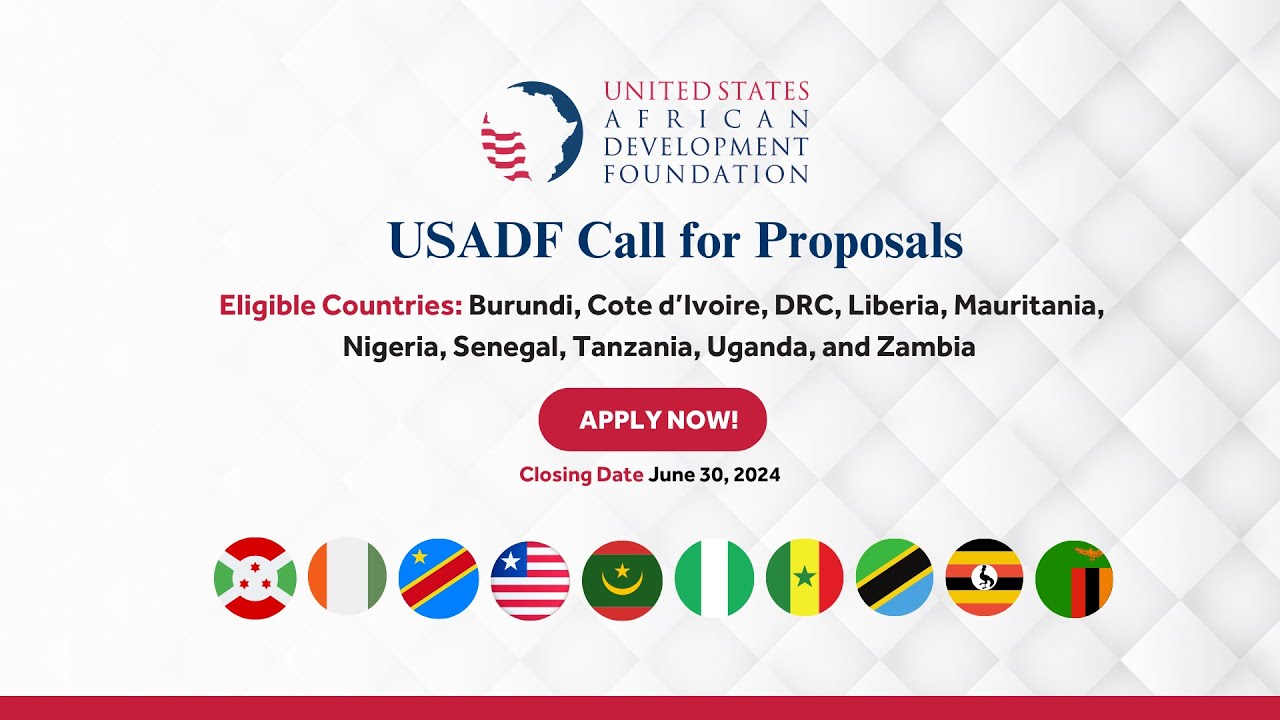 USADF Request For Applications FY23 - YouTube