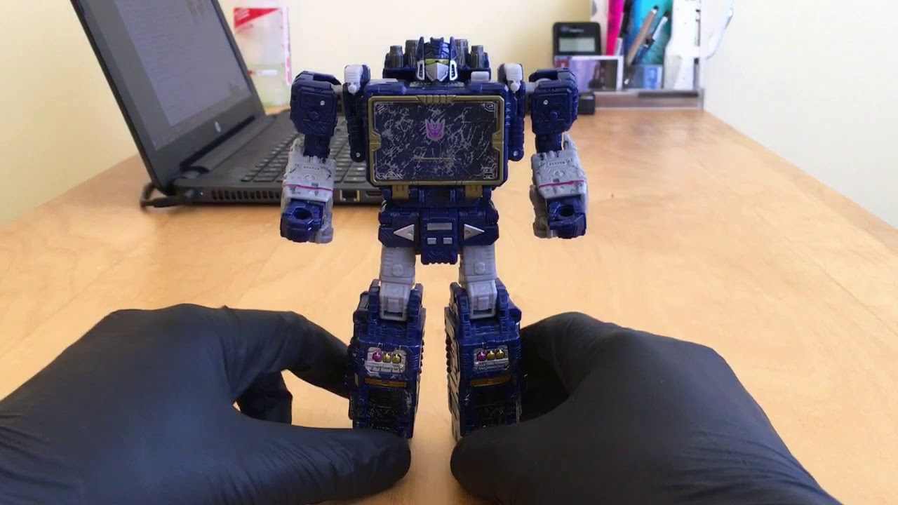 Transformers SOUNDWAVE Siege DEFINITIVE Lamp Post Alt Mode ITA - YouTube