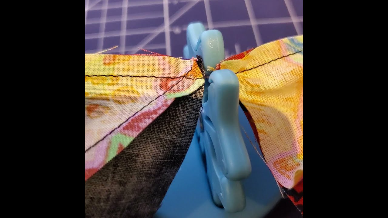 My First Quilt - Using the Blade Saver Thread Cutter on chain pieced ...