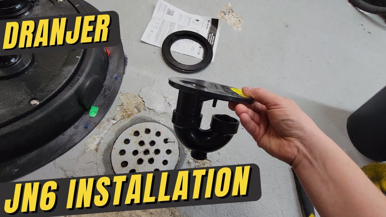 Dranjer JN6 Floor Drain Installation - YouTube