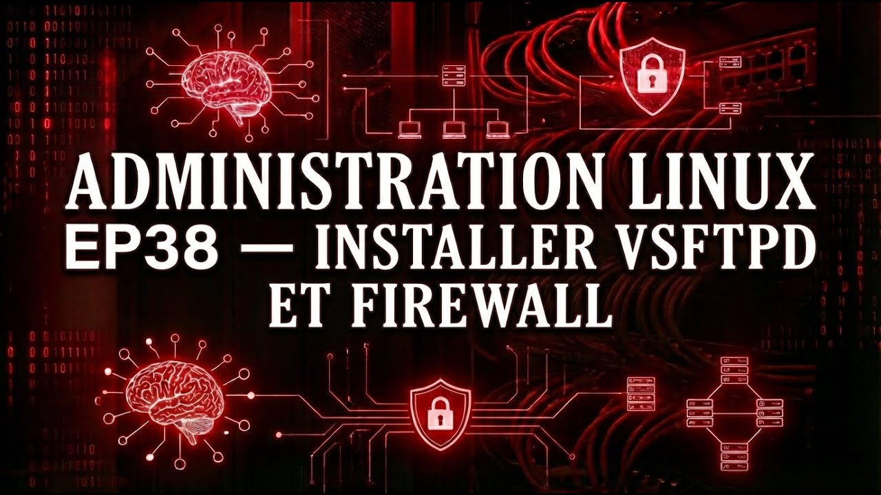Administration Linux EP38 — Installer VSFTPD et Firewall - YouTube