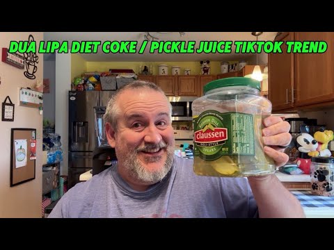 Trying Dua Lipa's Diet Coke and Pickle Juice Drink! Is It Good? - YouTube