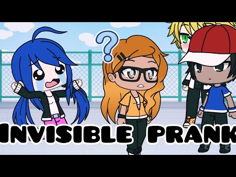 Invisible prank on marinnete//MLB//gacha life - YouTube