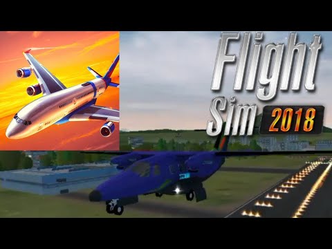 (4K) Flight Sim 18 Android Gameplay | Short Evening/Morning Flight To ...