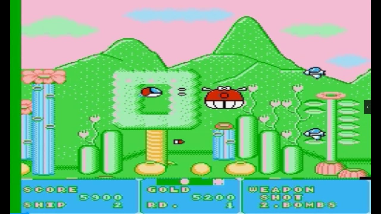 [NES | FC] Game Fantasy Zone One Life Playthrough | Video Games ...