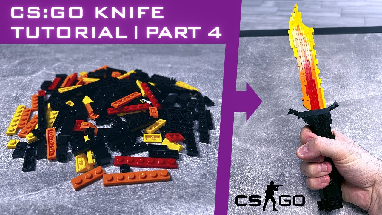 CS:GO Knife | LEGO Bricks TUTORIAL | Part 4 - YouTube