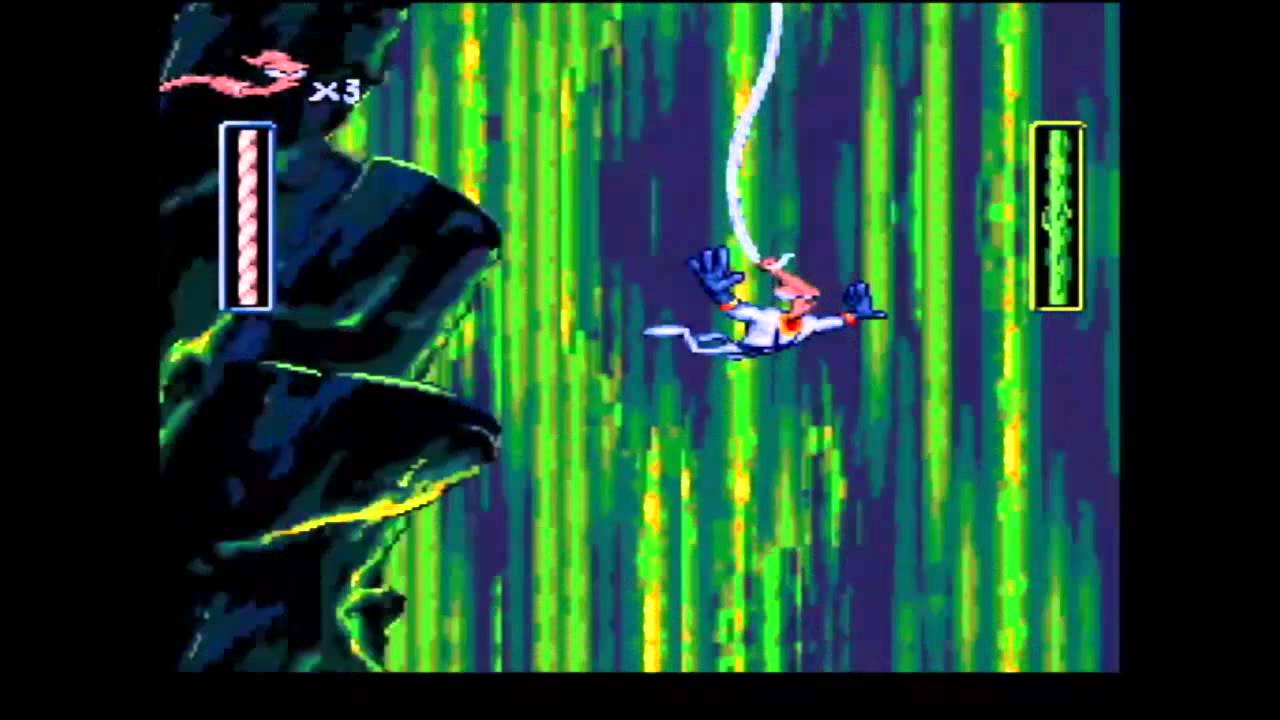 Demo Earth Worm Jim SNES GamePlay3 - YouTube
