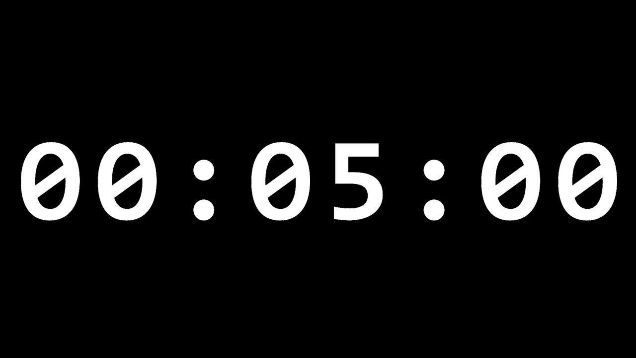 5 Minute Timer | Timer 5 Menit - YouTube