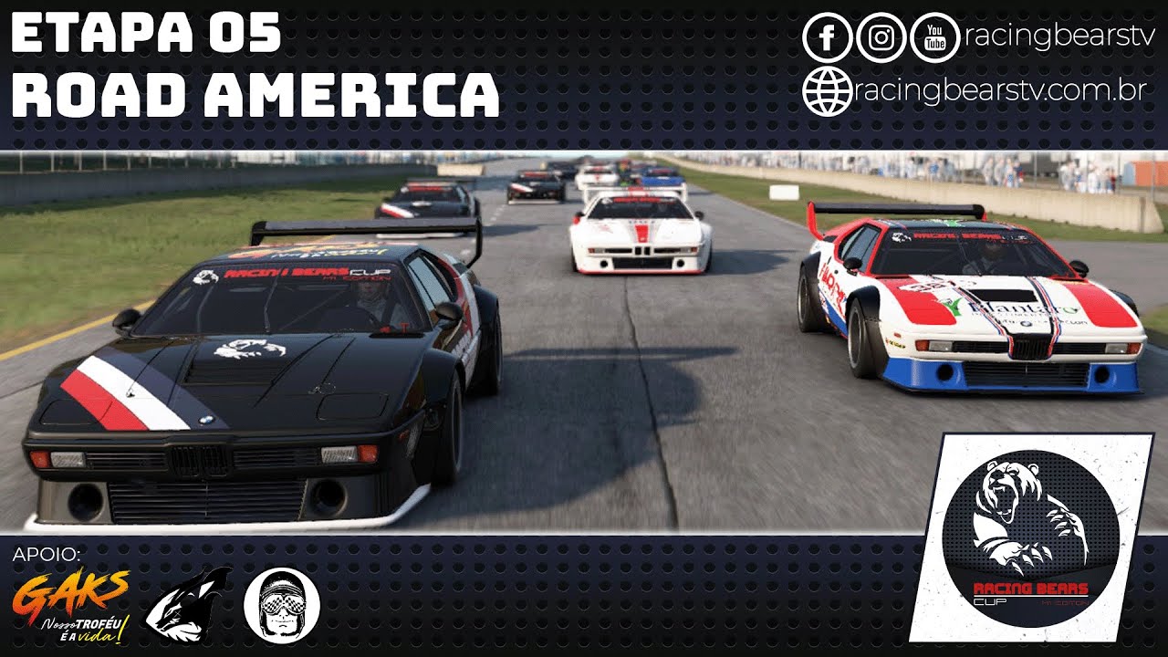RACING BEARS CUP M1 EDITION | FINAL | ROAD AMERICA #5 | AMS2 - YouTube