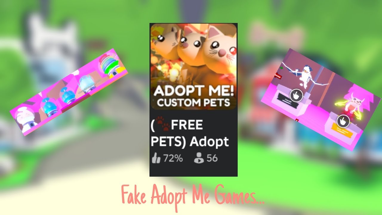 Playing Fake Adopt Me Games... - YouTube