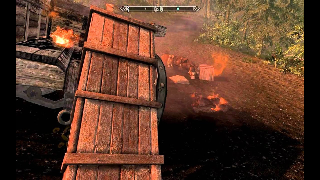 Burning Caravan Evergreen Grove - Falkreath Hold Secondary Location ...