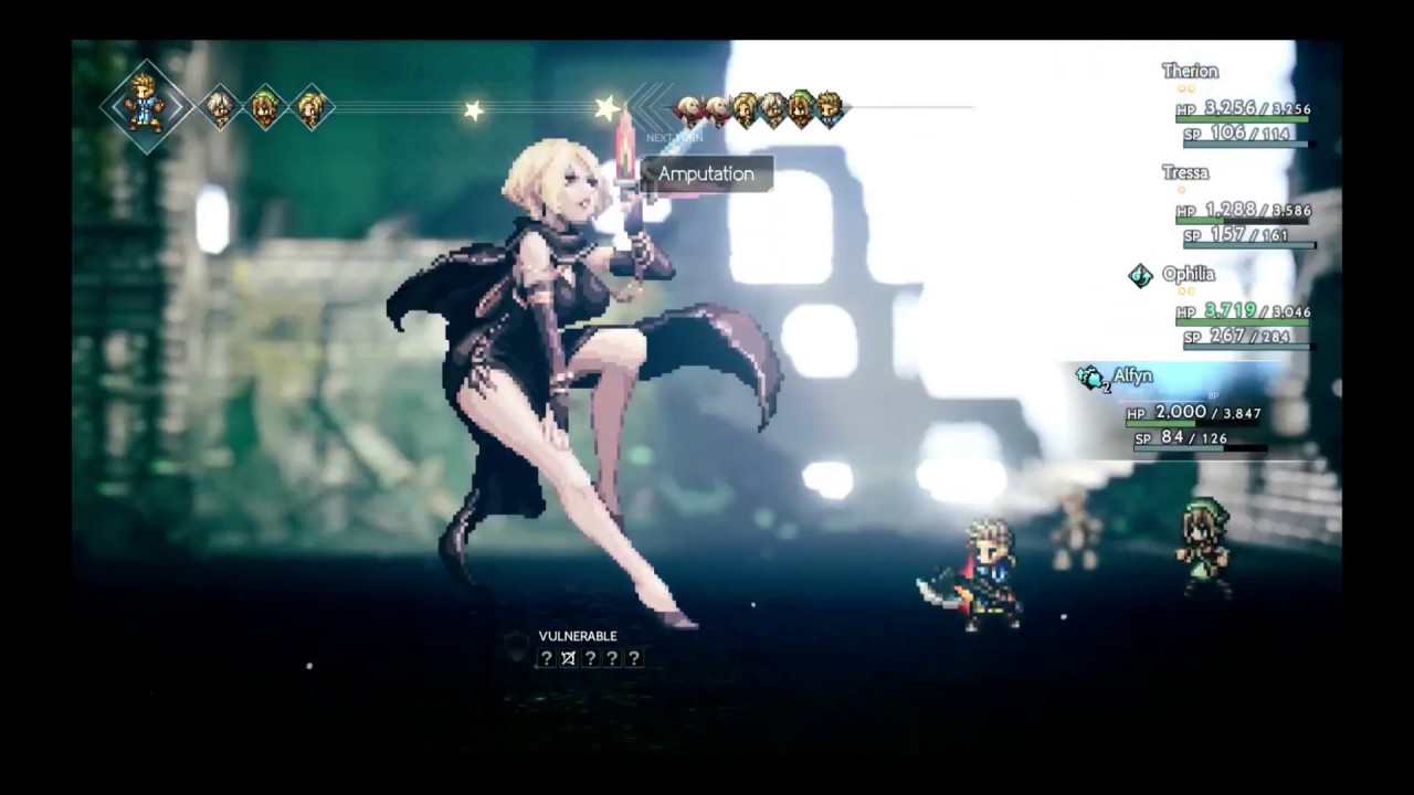 Octopath Traveler : Tressa Chapter 4 Final Boss - Esmeralda - YouTube