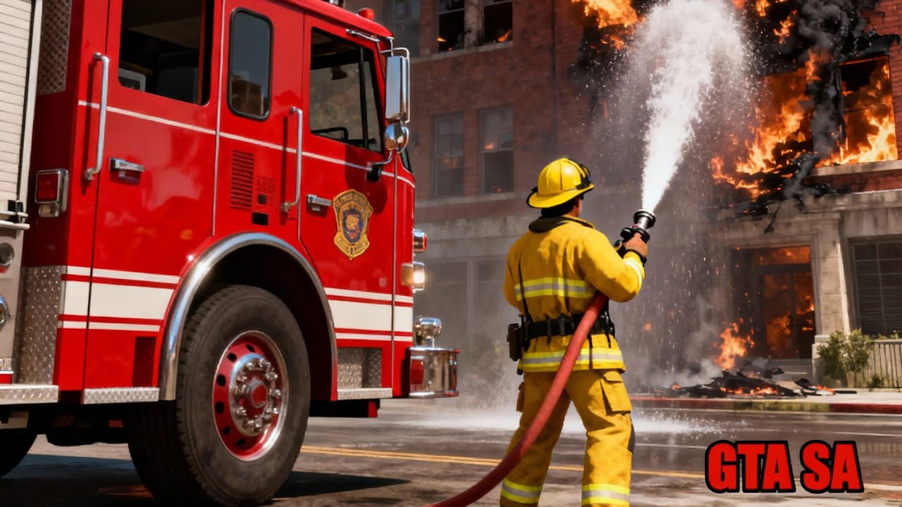 Becoming a Firefighter in Europa RP 🔥 | FDSA Mission | GTA SA Roleplay ...