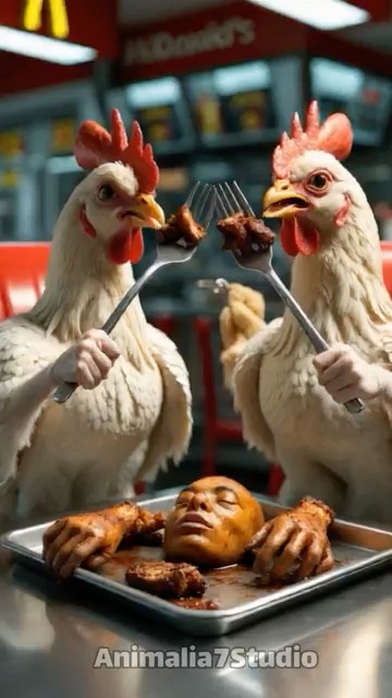 Mind-Blowing Animation: Chickens Eating Roasted Humans?! 🍗😱 | The ...