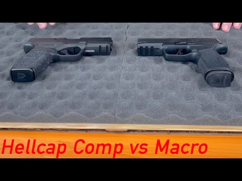 Sig P365 X Macro vs Springfield Hellcat Pro Comp - YouTube
