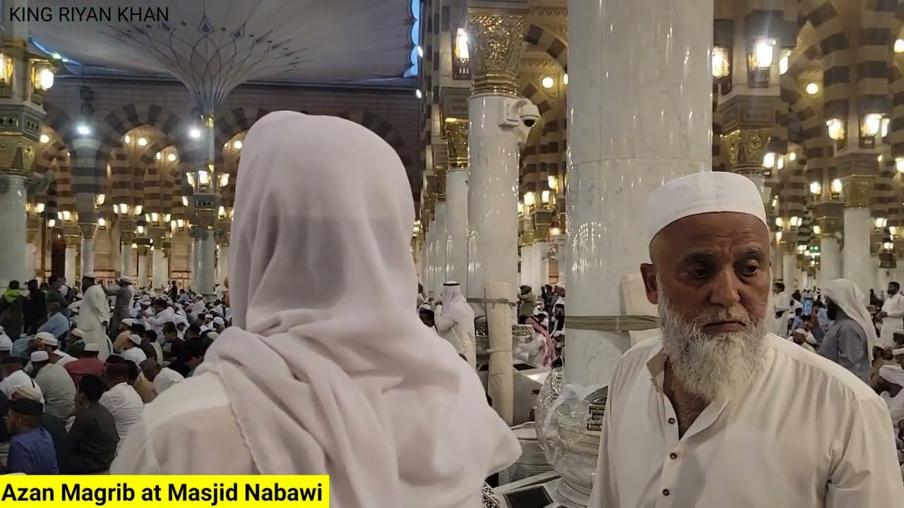 Beautiful Magrib Azan at Masjid Nabawi | Most Beautiful Azaan ever you ...