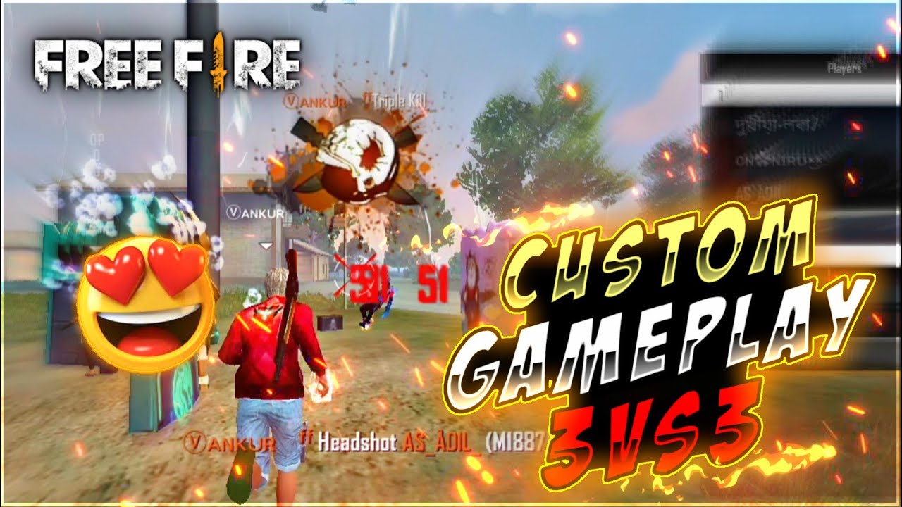 Garena Free fire // 3vs3 // Custom Room Gameplay in 2021 A3,A5,A6,A7,J2 ...