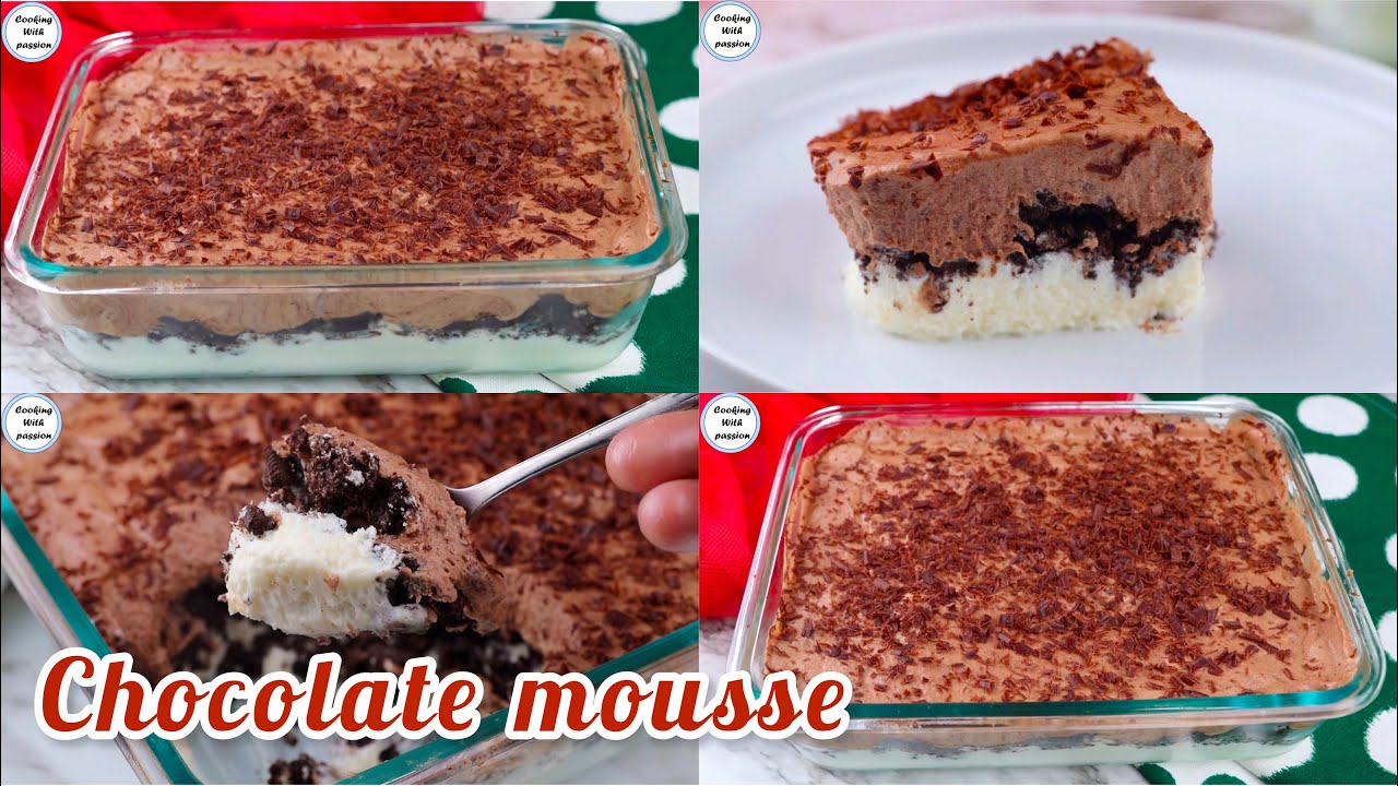 Unique & Easy Chocolate Mousse Eid Special Recipe | 2 Ingredients ...