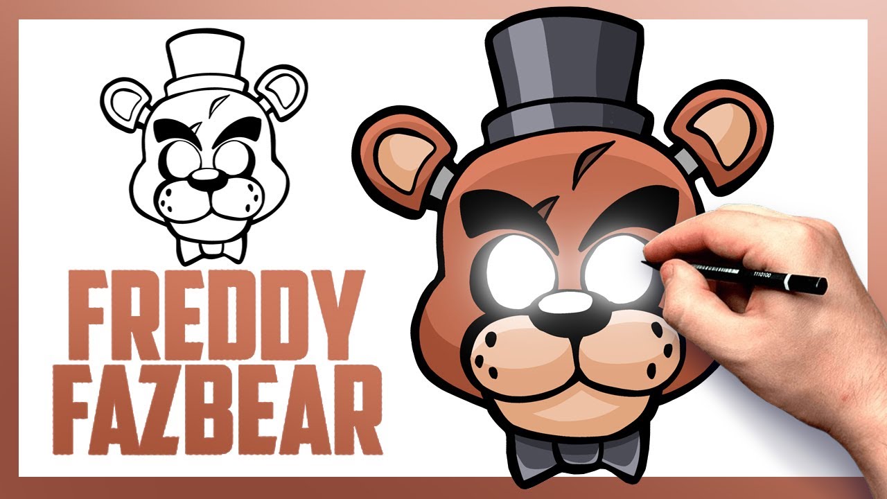 How To Draw Freddy Fazbear / Five Nights Freddys / Arcando - In My Head ...