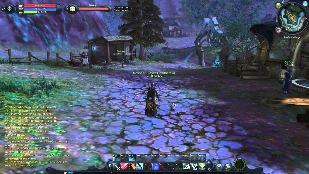 Aion - Altgard Questing (Level 17 Ranger) - YouTube