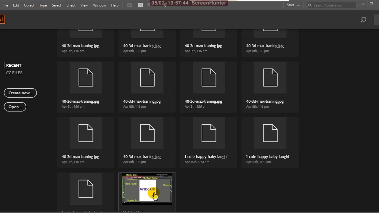 1. adobe illustrator - interface - YouTube