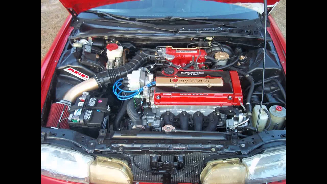 Houstons 92 Integra Gsr Build Part 3 - YouTube