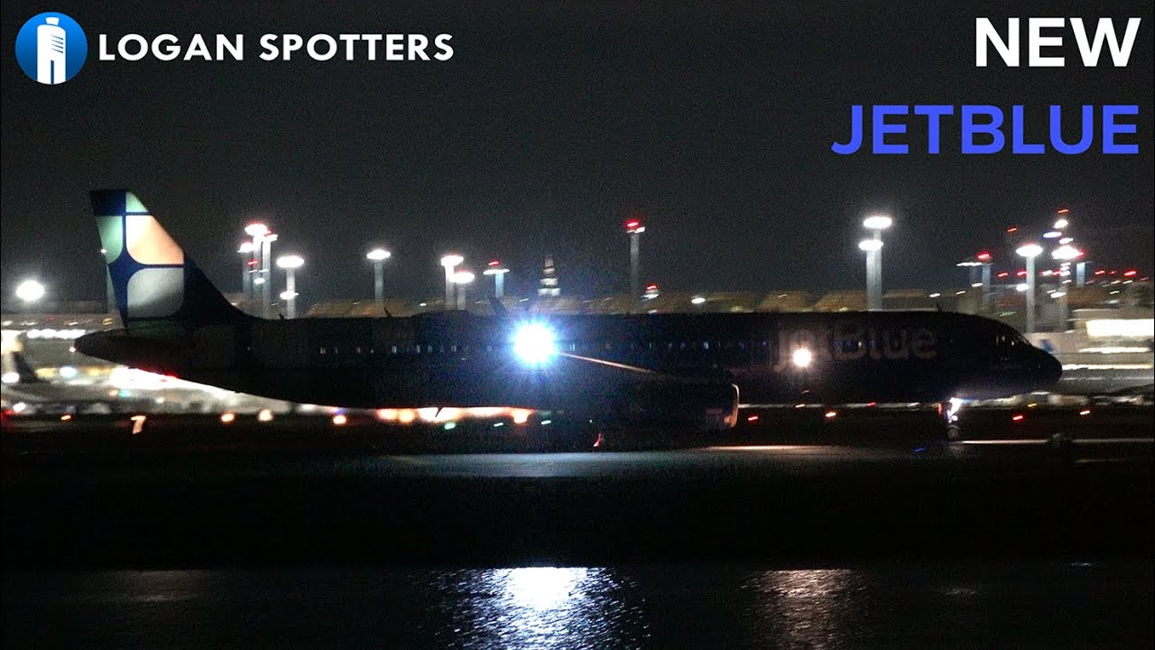 (4K) JETBLUE'S NEW LIVERY IN BOSTON! - JetBlue A321 - YouTube