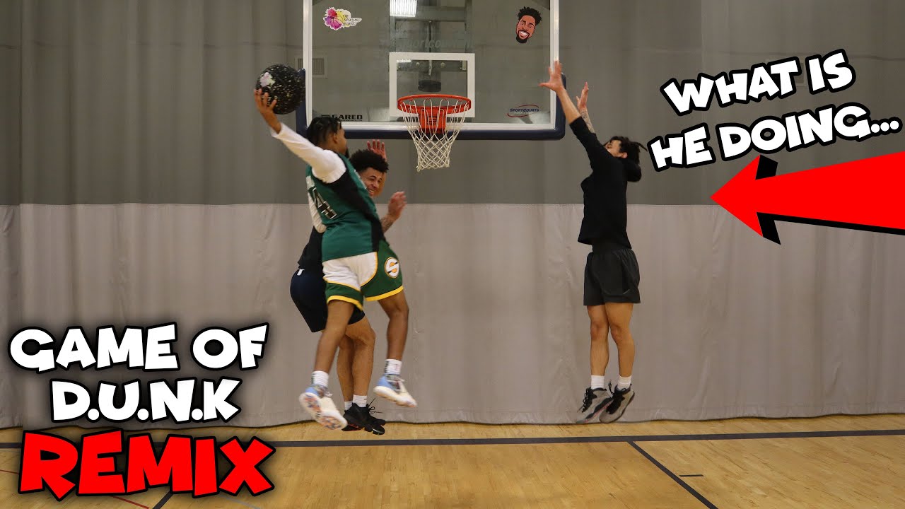 DON'T GET DUNKED ON..HILARIOUS *NEW* GAME OF "D.U.N.K." - YouTube