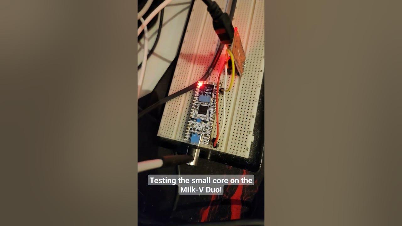 Basic UART example using the small core on the Milk-V Duo. Running with FreeRTOS - YouTube