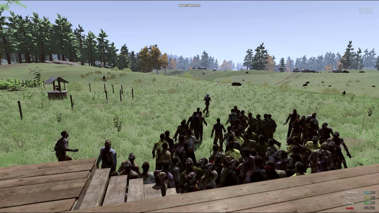 H1Z1 zombie swarm problem. - YouTube
