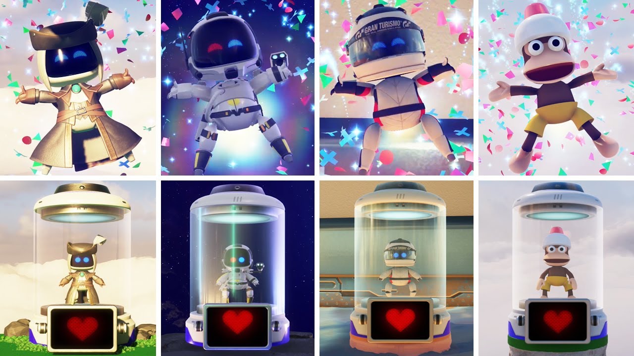 Astro’s Playroom - All Rescued Special Bots - YouTube