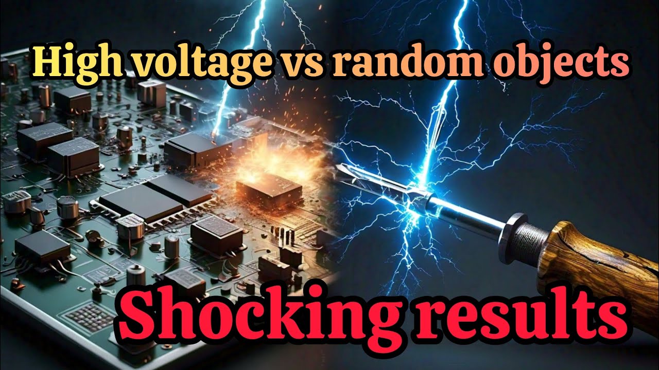High Voltage vs random things. Shocking results part 2 - YouTube