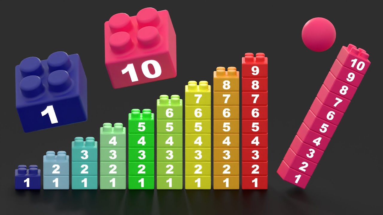 Learn Numbers and Colors with the Rainbow Brick Tower | CzyWieszJak ...