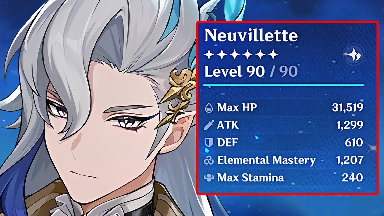 1200 Elemental Mastery Neuvillette - YouTube