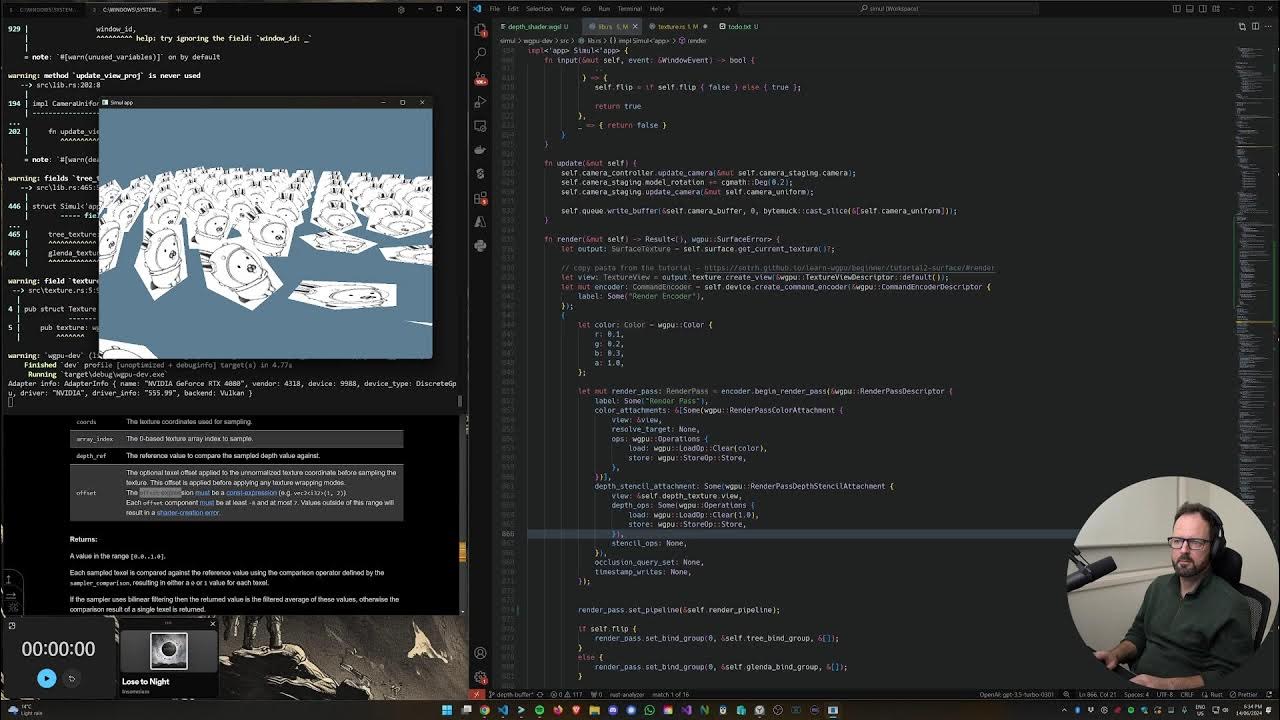 Coding the simulation - WebGPU and Rust - YouTube