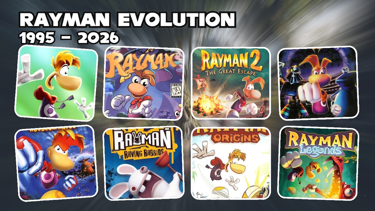 Evolution of Rayman Games 1995-2026 | Rayman: 30th Anniversary Edition ...