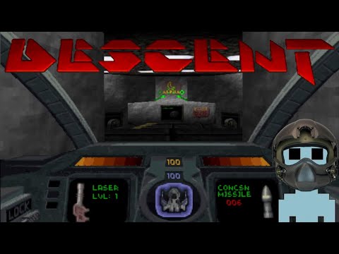 3D Space-Ship Shooter, in a Maze Ep1. Descent (1994) - YouTube