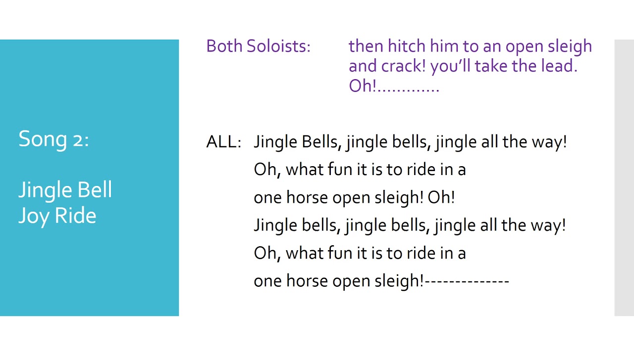 Song 2 Jingle Bell Joy Ride - YouTube