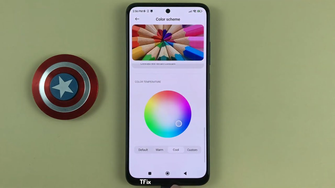 How to change the phone screen color on Xiaomi Redmi Note 11 Android 12 ...