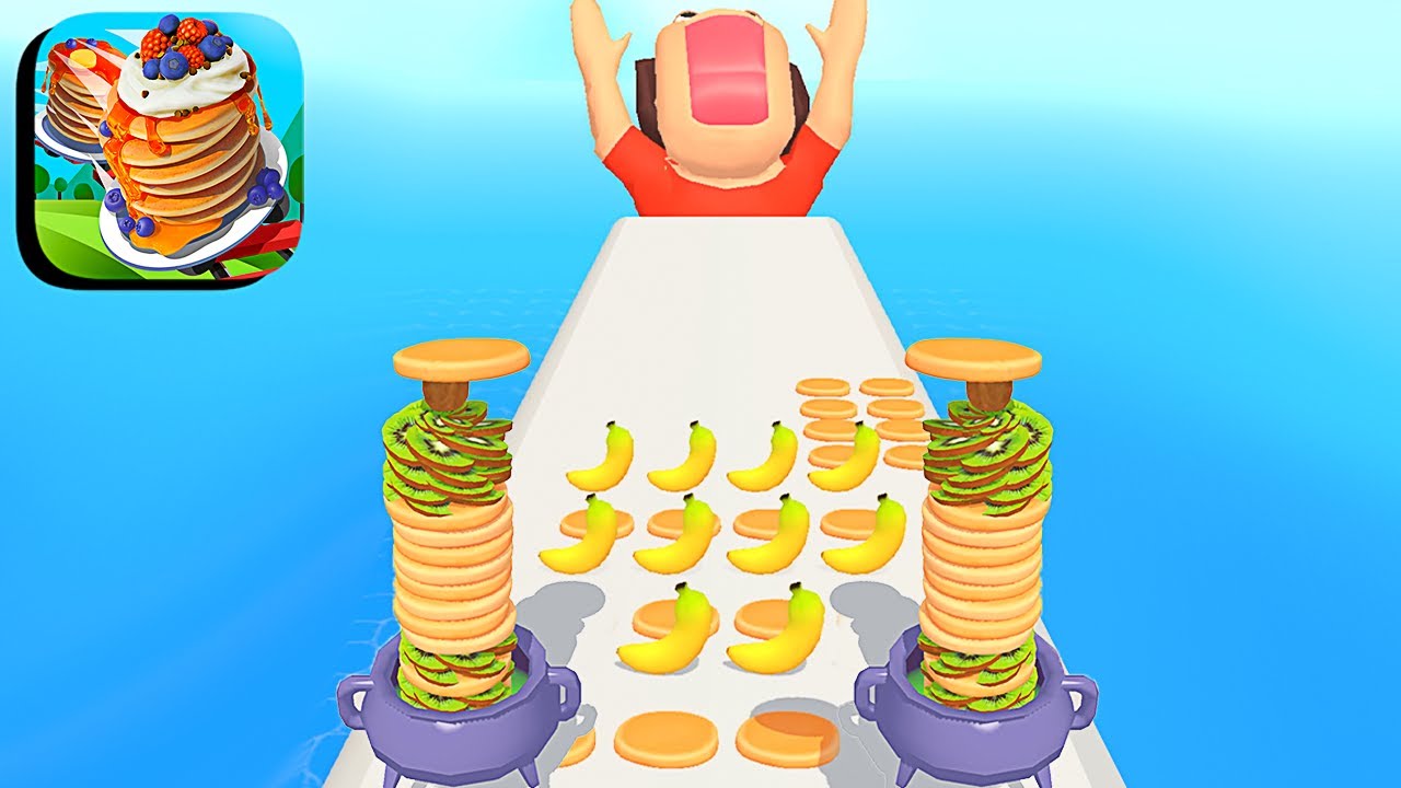 Pancake Run - All Levels Gameplay Android,ios (Levels 369-372) - YouTube