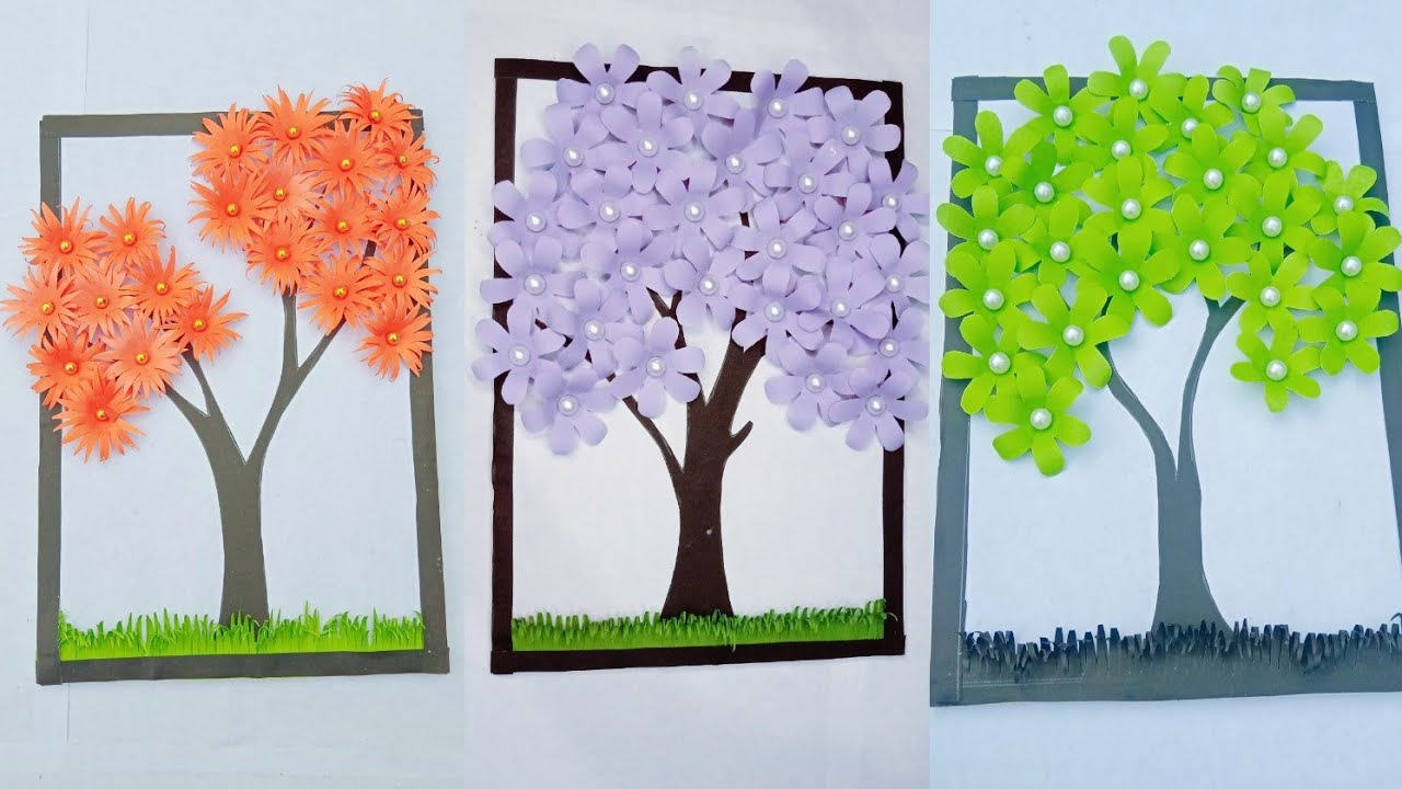 3 Tree decoration idea | Creative DIY ideas for home | Easy and ...