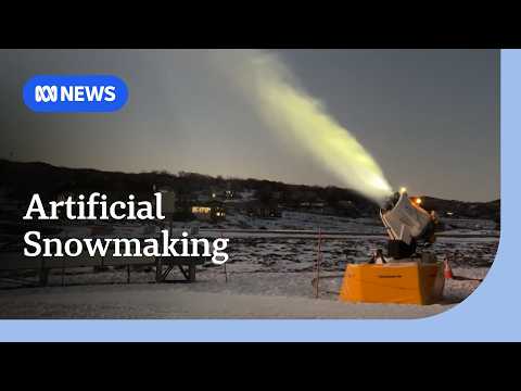 Snow machines rescue ski season as warmer winters drive innovation | ABC NEWS