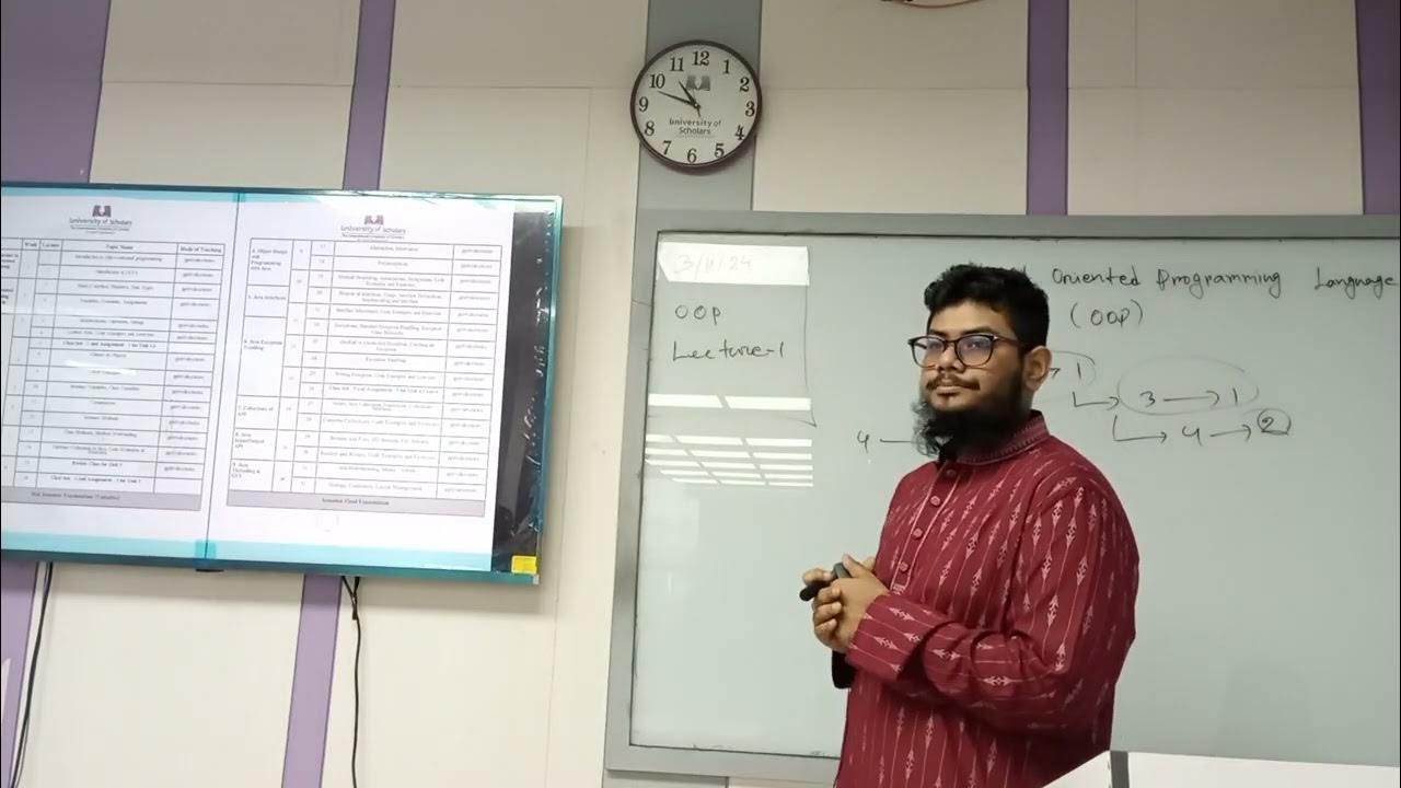 Object Oriented Programming | Lecture-01 Part-1| Nurul Islam| University of Scholars - YouTube