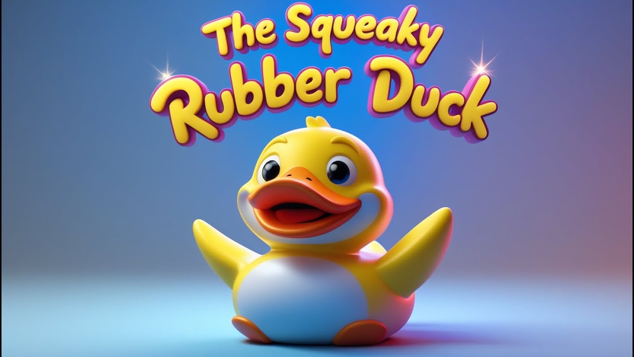 The Squeaky Rubber Duck 🦆💛 | Bathtime Song for Kids | Nursery Rhymes ...